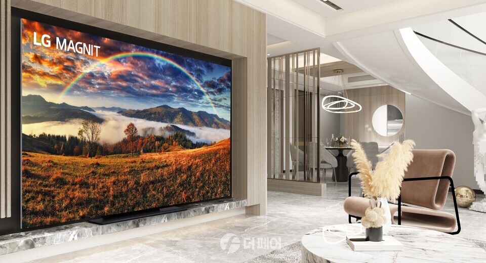LG전자, 초대형 마이크로 LED'출시 프리미엄 홈시네마 구현